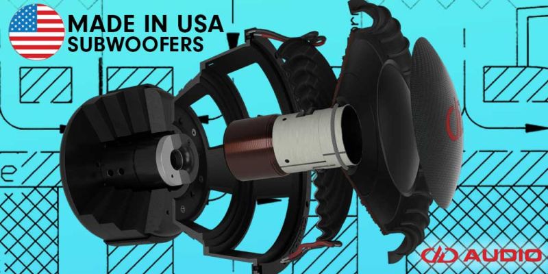 608f: 1000w – 8 Inch Power Tuned – Subwoofer – DD Audio