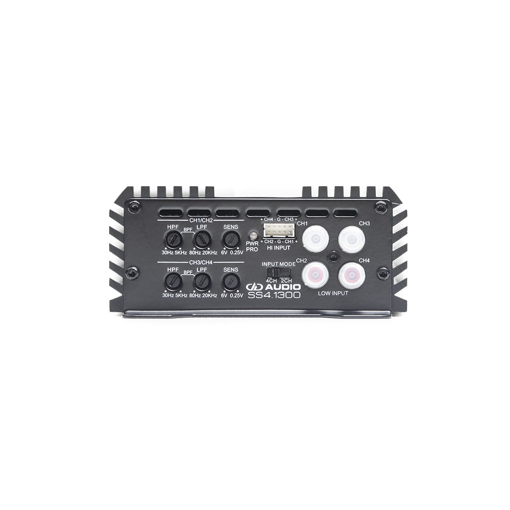 SS4.1300: 1300 Watt – 4 Channel Amplifier – DD Audio